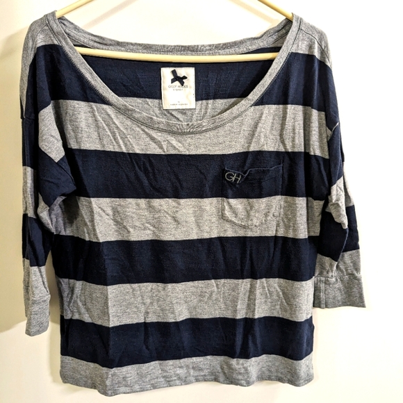 Gilly Hicks | Tops | Gilly Hicks Oversized Crop Top | Poshmark